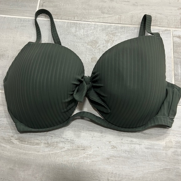 Shade & Shore | Swim | Shade Shore Bikini Top Olive Green 38dd | Poshmark